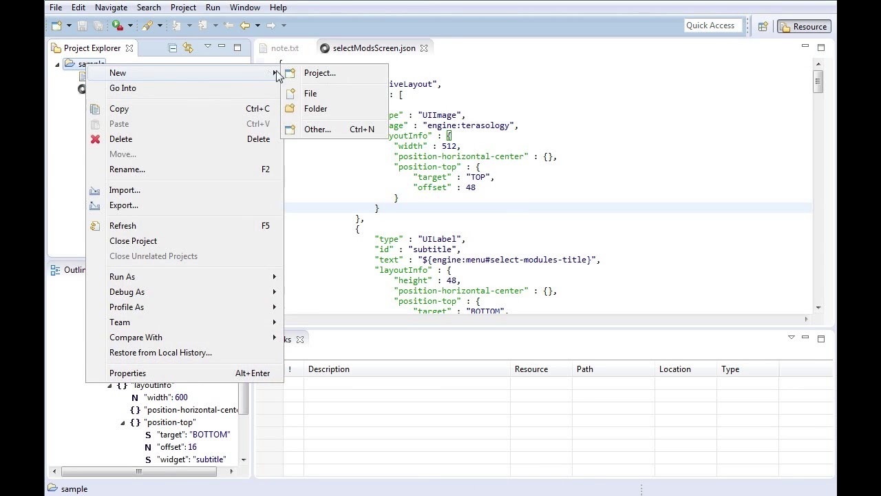 JSON Editor eclipse plugin