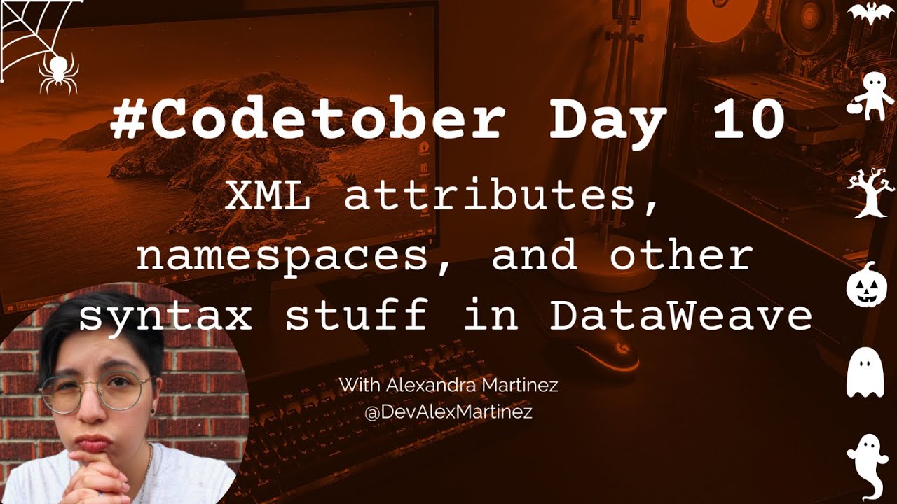 XML attributes, namespaces, & syntax stuff in DataWeave (Stack Overflow) | #Codetober 2022 Day 10
