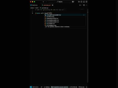 "1-Line Song QR Code Generator! 🎵 #Python #Coding #Shorts"