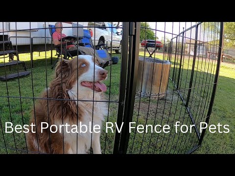 Portable RV Fence for Camping with Pets - FXW Dog PlayPen