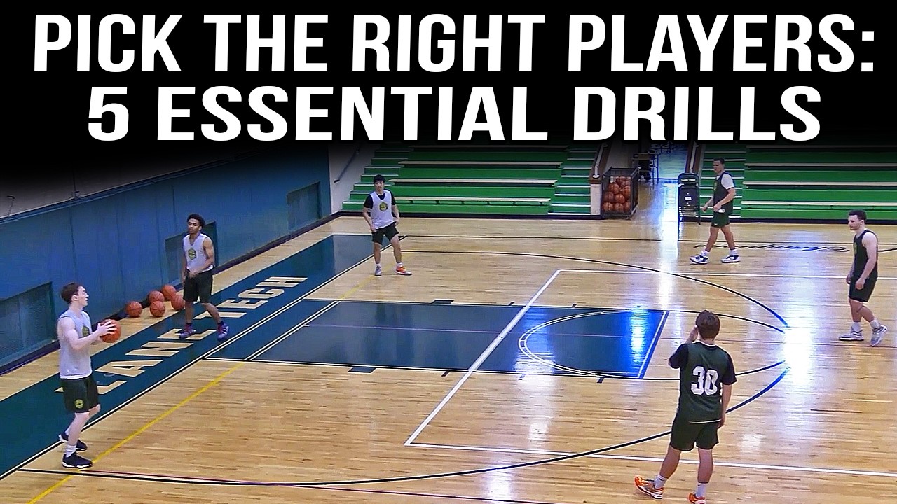 How Elite Coaches Run Basketball Tryouts: 5 Best Evaluation Drills