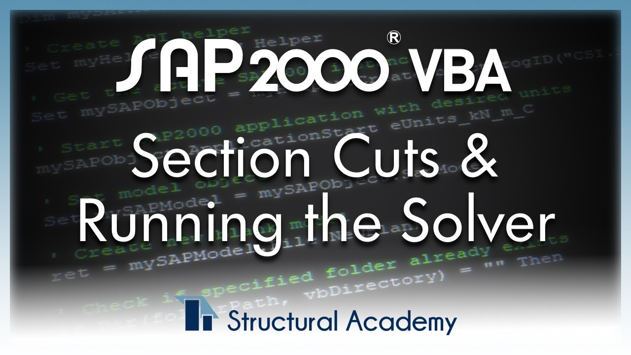 Analysis Setup: Section Cuts & Running the Solver