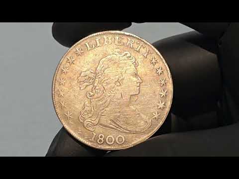 1800 DRAPED BUST SILVER DOLLAR COIN || AMERICA #collection #money #coincollecting #currency #coin