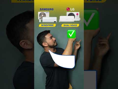 ⚔️ LG DUAL VOICE vs SAMSUNG WINDFREE: QUAL O MELHOR AR-CONDICIONADO? (briga de gigantes!) #shorts