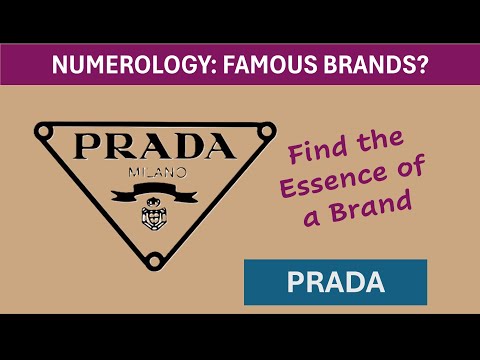 Numerological meaning of the Brand Name Prada