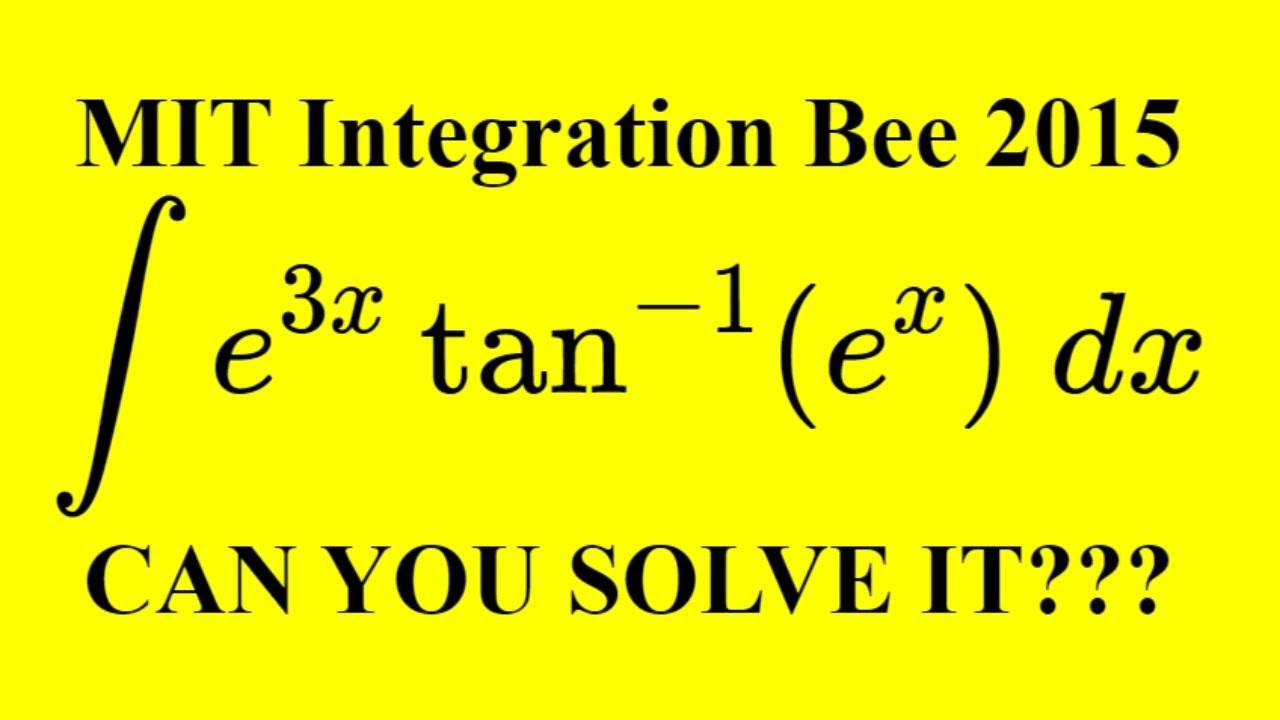 MIT Integration Bee 2015 #14