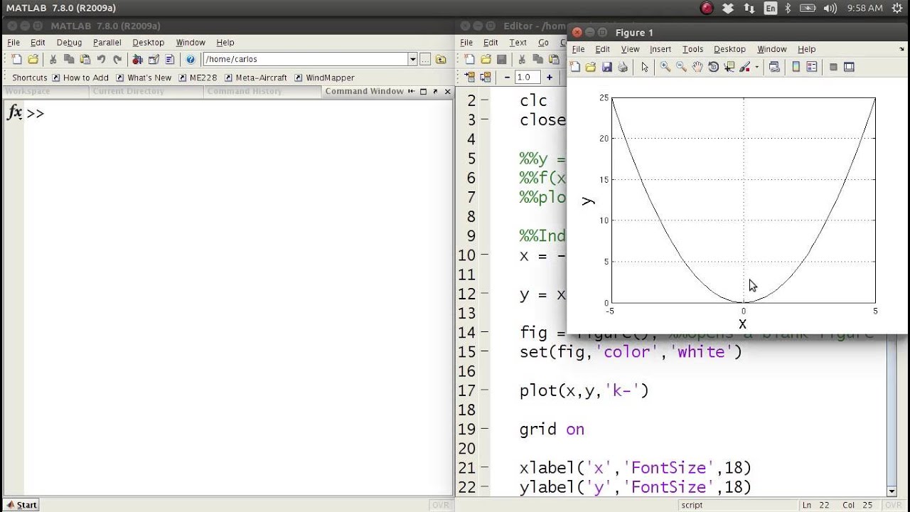 MATLAB Help - 2D Plotting