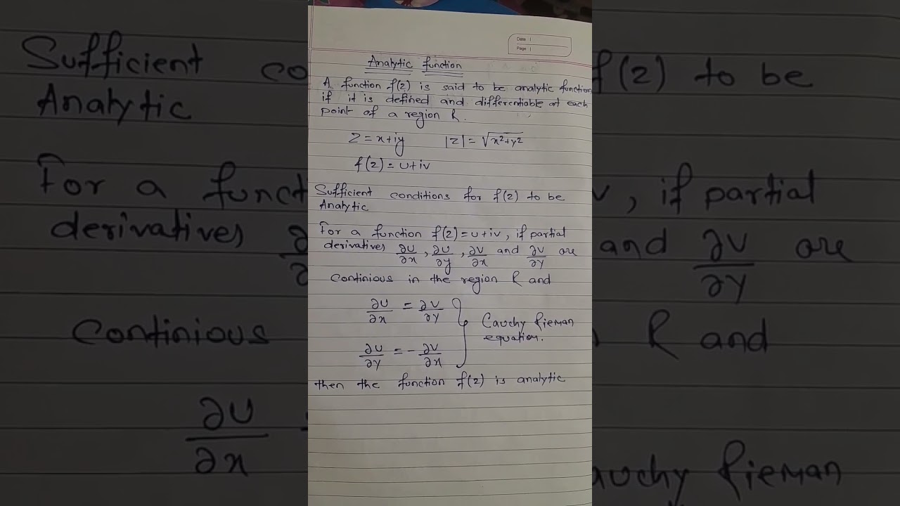 Complex analysis | Analytic Function | Engineering Maths ll