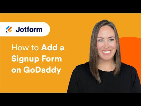 Adding a Form to GoDaddy