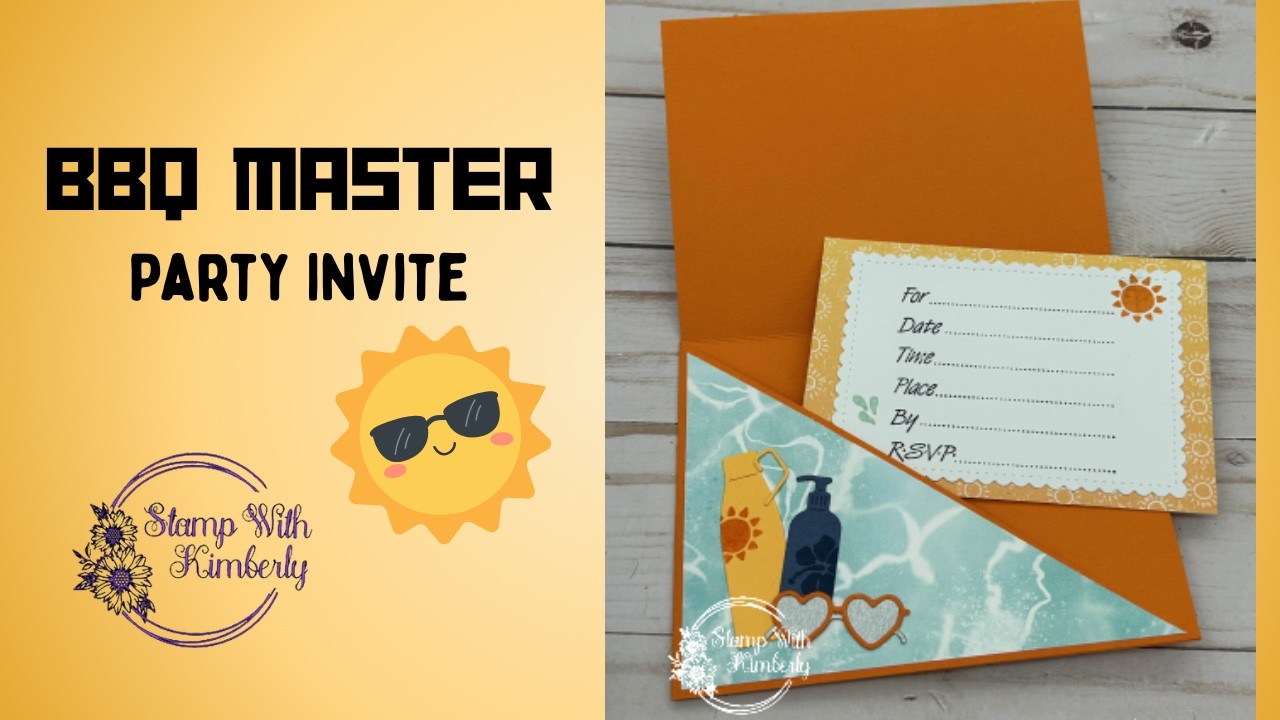 Stampin' Up! BBQ Master Party Invitation