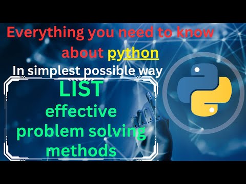 Python list methods for effective problem solving | count sort reverse len min max sum #pythonlists