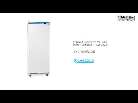Labcold Basic Freezer 543 litres Lockable RLVF2025 RLVF2025