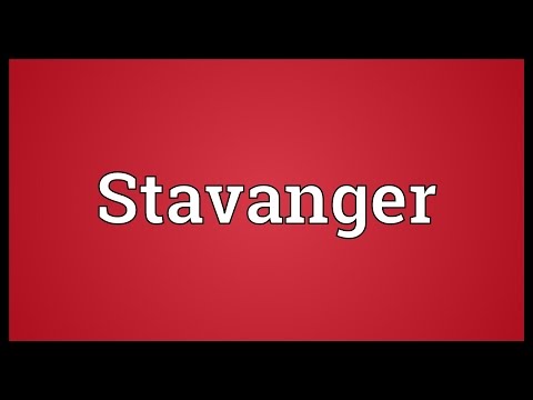 Stavanger Meaning