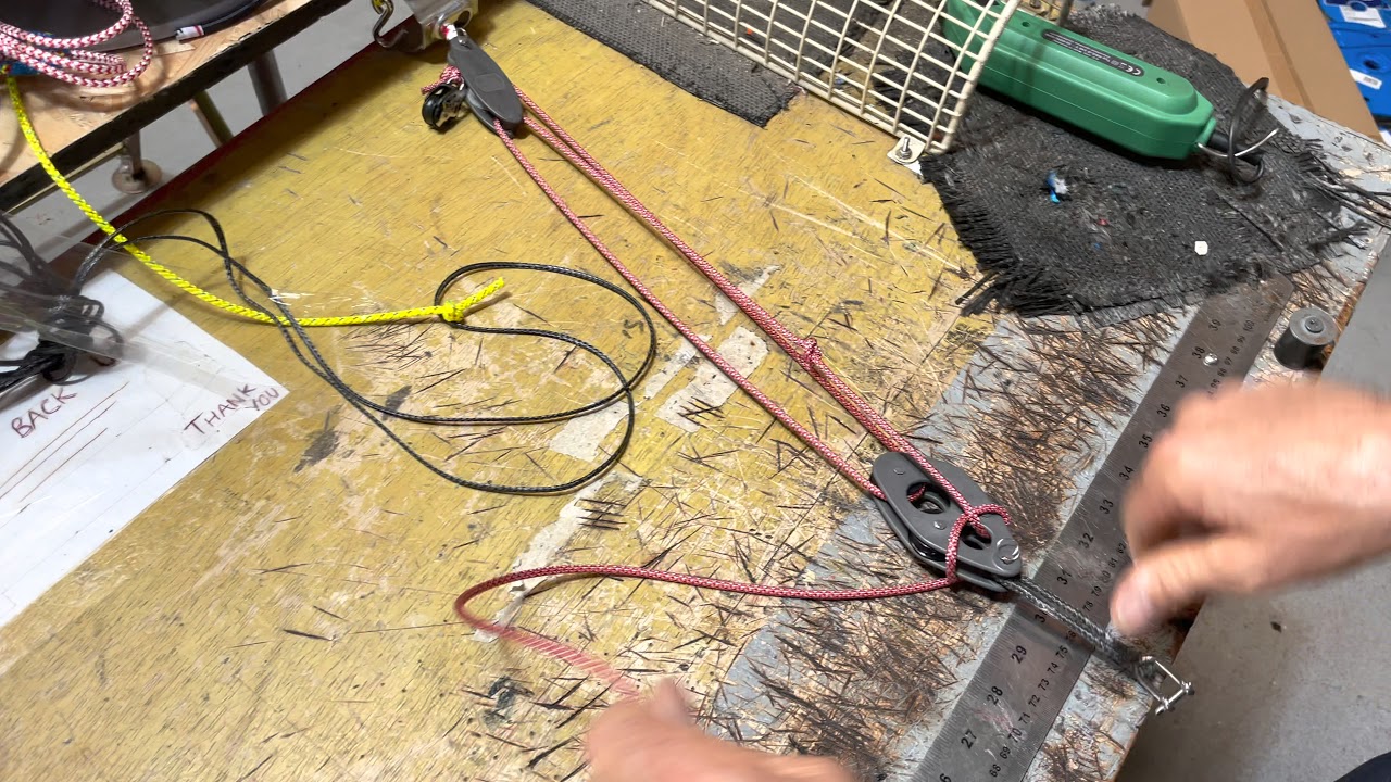 How Rooster rig a 6:1 Club Kicker for a Laser/ILCA.