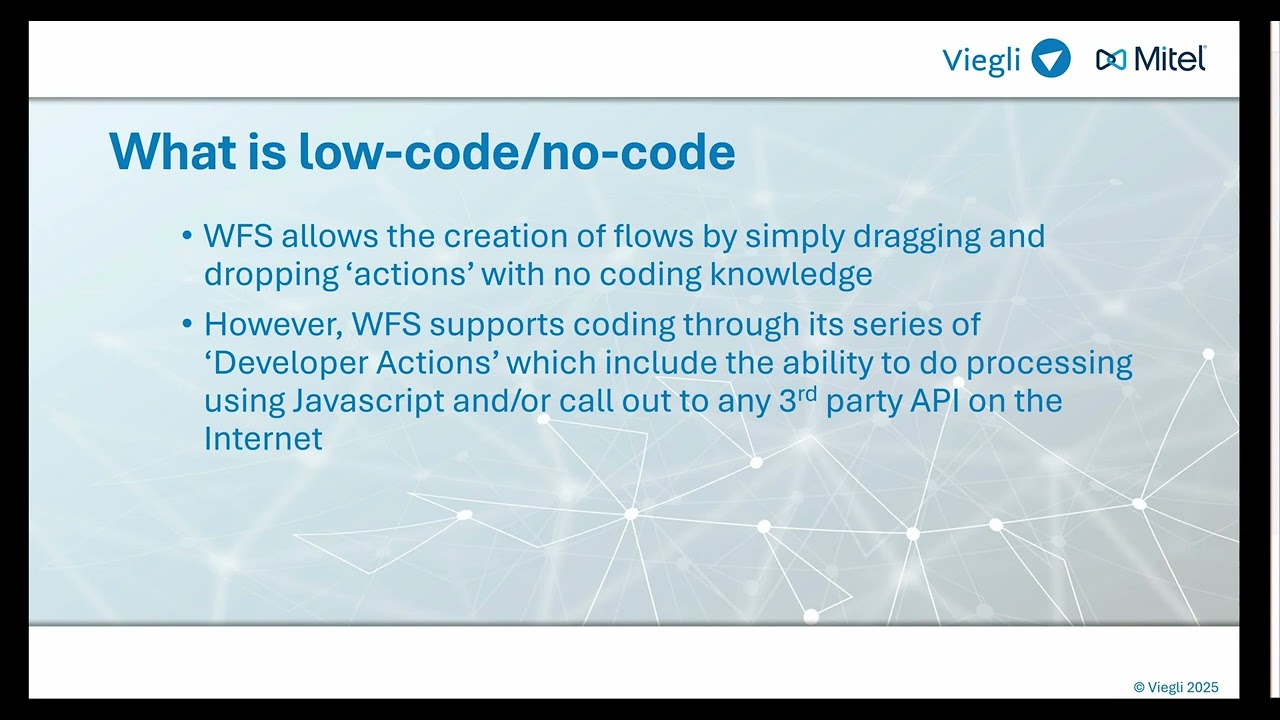 Introduction to Mitel Workflow Studio