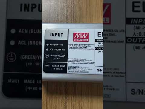 Meanwell LED Driver ELG-150-24DA, DALI Dimming, IP67, 150W, 24V, constant voltage type.