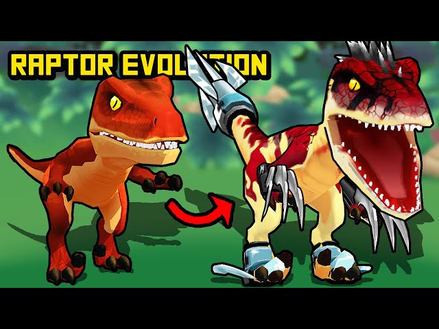 แร็พเตอร์กลายพันธุ์เป็นร่างโหด!! | Raptor Evolution #2 [ เกมส์มือถือ ] | วิดีโอครีเอเตอร์ :: OS