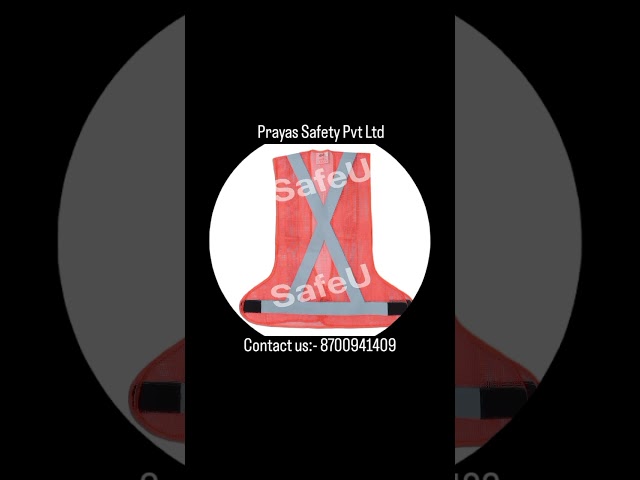 Reflective Safety Jacket - Prayas 3 Side Open Reflective Safety Jacket ...