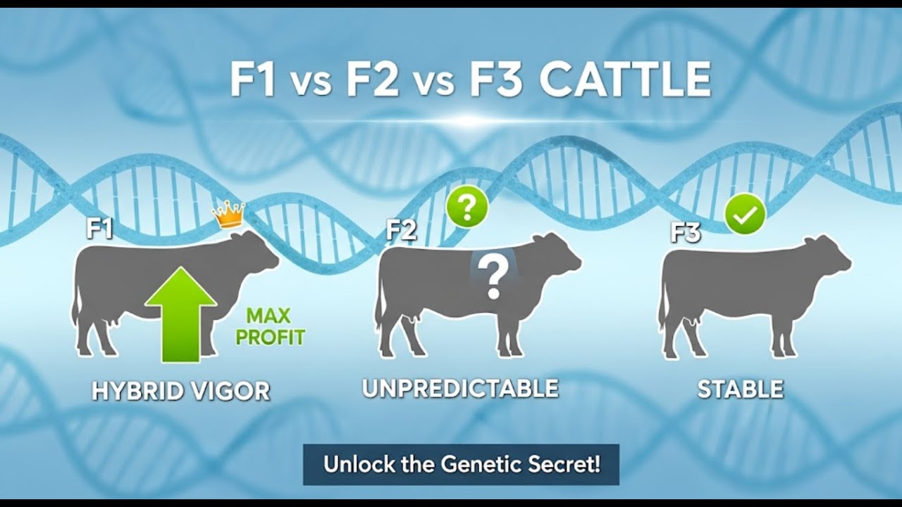F1, F2, F3 Cattle: The Genetic Secret to a Perfect Herd