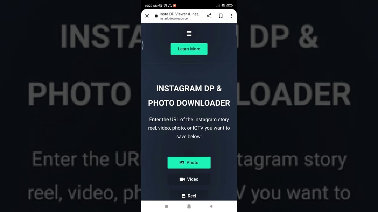 Instagram Photo Downloader