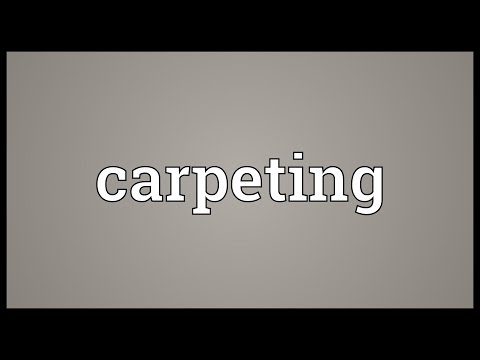 Carpeting Meaning