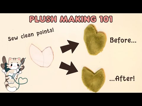 Plush Making 101: Sewing Clean Points