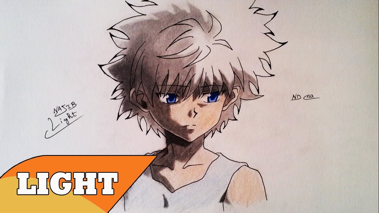 Drawing Killua Zoldyck From Hunter x Hunter キルア=ゾルディック