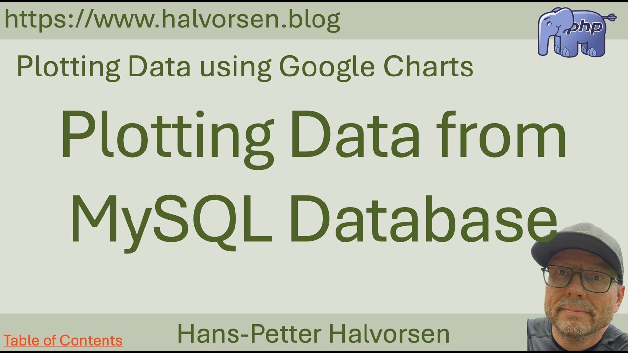 PHP and Google Charts | Part 2 - Plot Data from MySQL Database