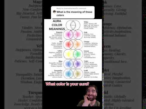 Aura Color Meanings #shorts