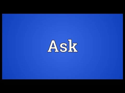 Ask Meaning