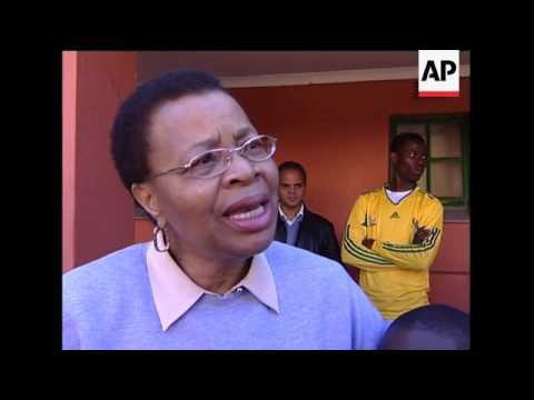Mandela's wife and daughter mark his birthday with flower planting