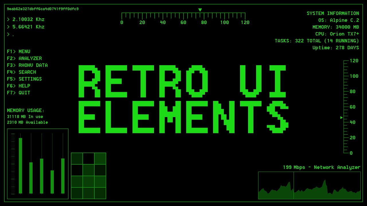 Retro UI Elements - Trailer