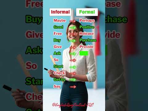 Upgrade Your Vocabulary: Informal to Formal Word Swaps