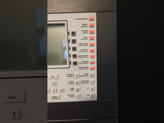 Fire Alarm Control Panel - Honeywell Notifier NFS2-640 2 Loop Fire ...