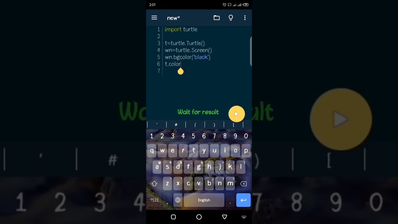 Draw Circle ⭕ in python turtle 🐢#viral #shorts #python