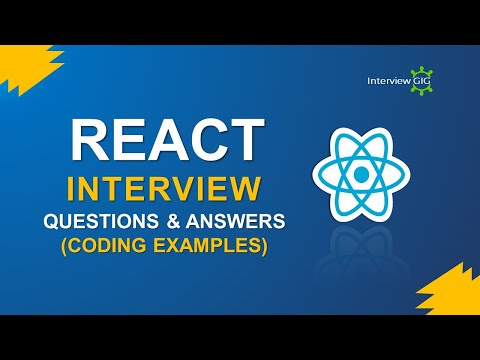 React Interview Questions and Answers | ReactJS Interview Questions | React Coding Examples |