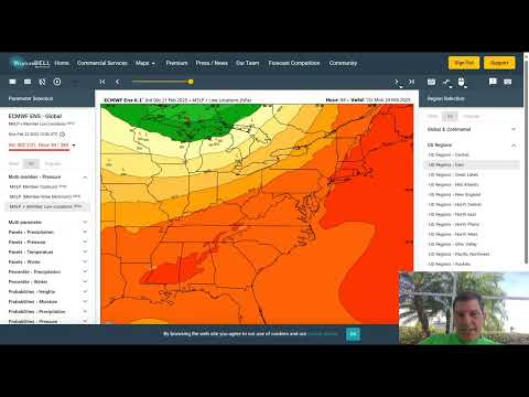 2-21-2025 Friday Update - Could get stormy on the east coast next week