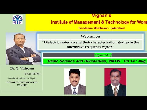 Webinar on “Dielectric materials and their characterization"
