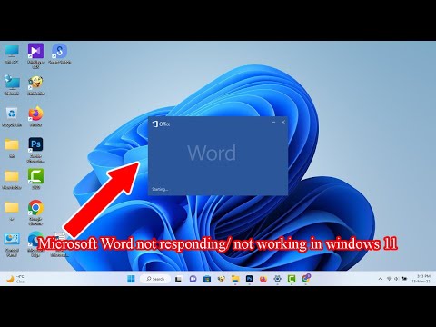 How to fix Microsoft Word not responding in windows 11