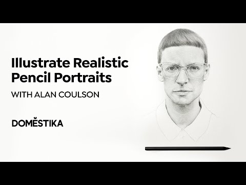 Realistic Pencil Portraiture: How To Draw From A Photo - Course by Alan Coulson | Domestika English