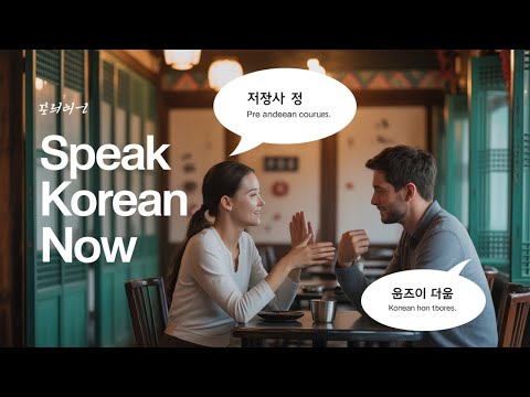 "Korean Language Made Easy: Chatting with a Korean Friend"
