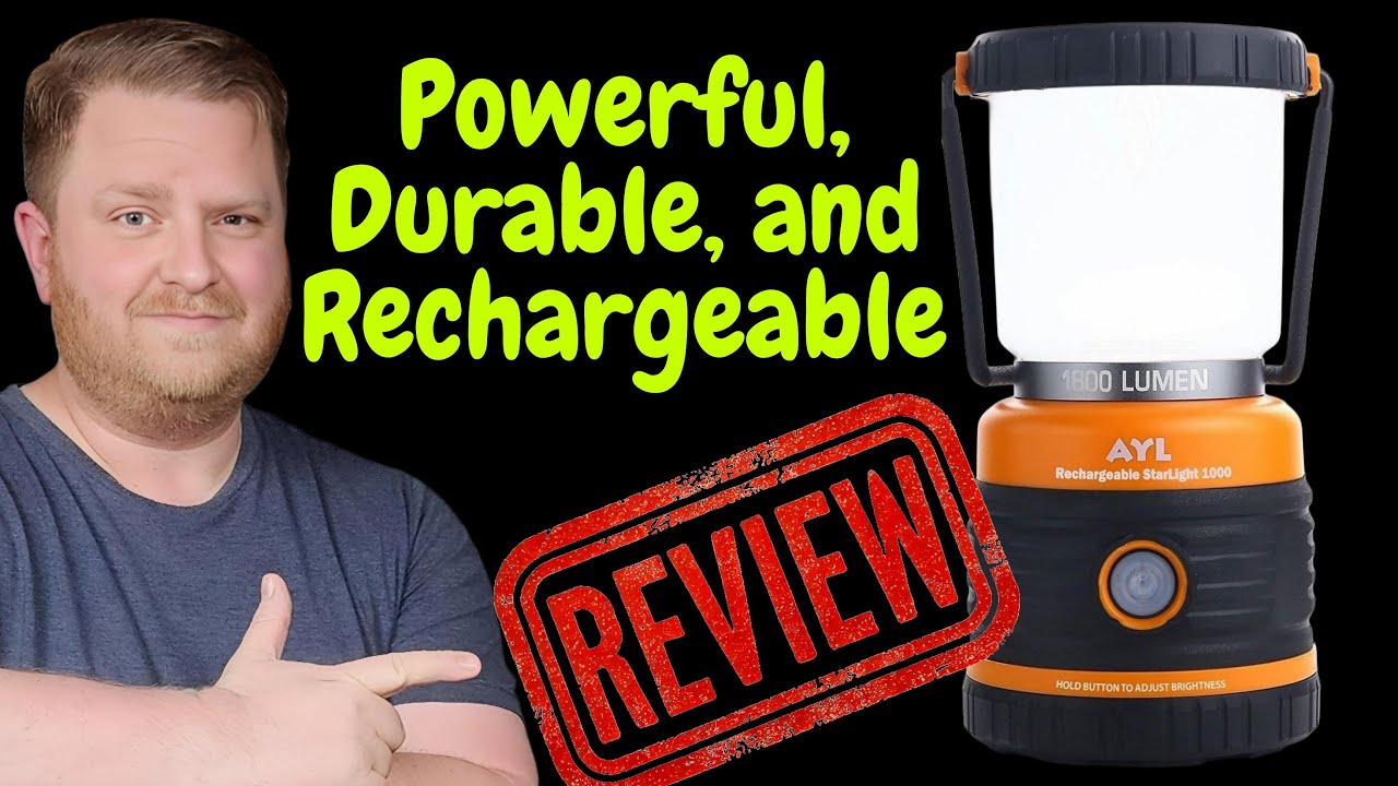 Rechargeable LED Lantern Review: Great for Camping & Power Outages