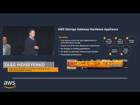 Bristol Myers Squibb Discusses the Benefits of the AWS Storage Gateway Hardware Appliance