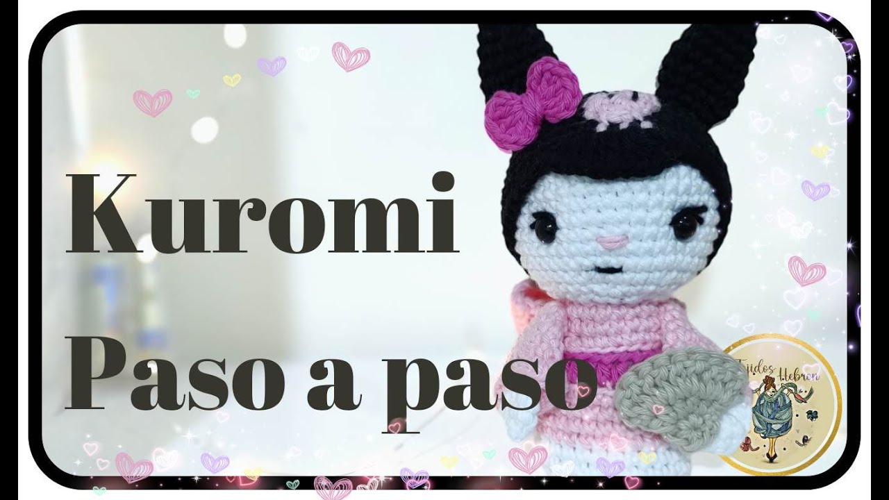 Kuromi Amigurumi #tutorial desde cero, #crochet parte 2, Tejidos Hebrón