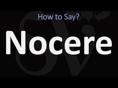 How to Pronounce Nocere? (CORRECTLY)
