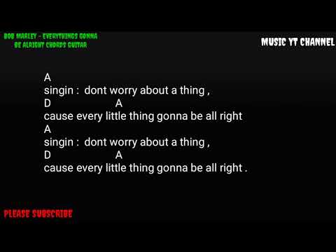 Bob Marley - Everything Gonna Be Alright Chords Guitar & Lyrics