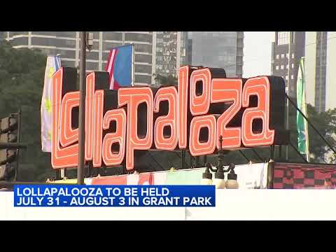 Lollapalooza 2025 dates, merch released