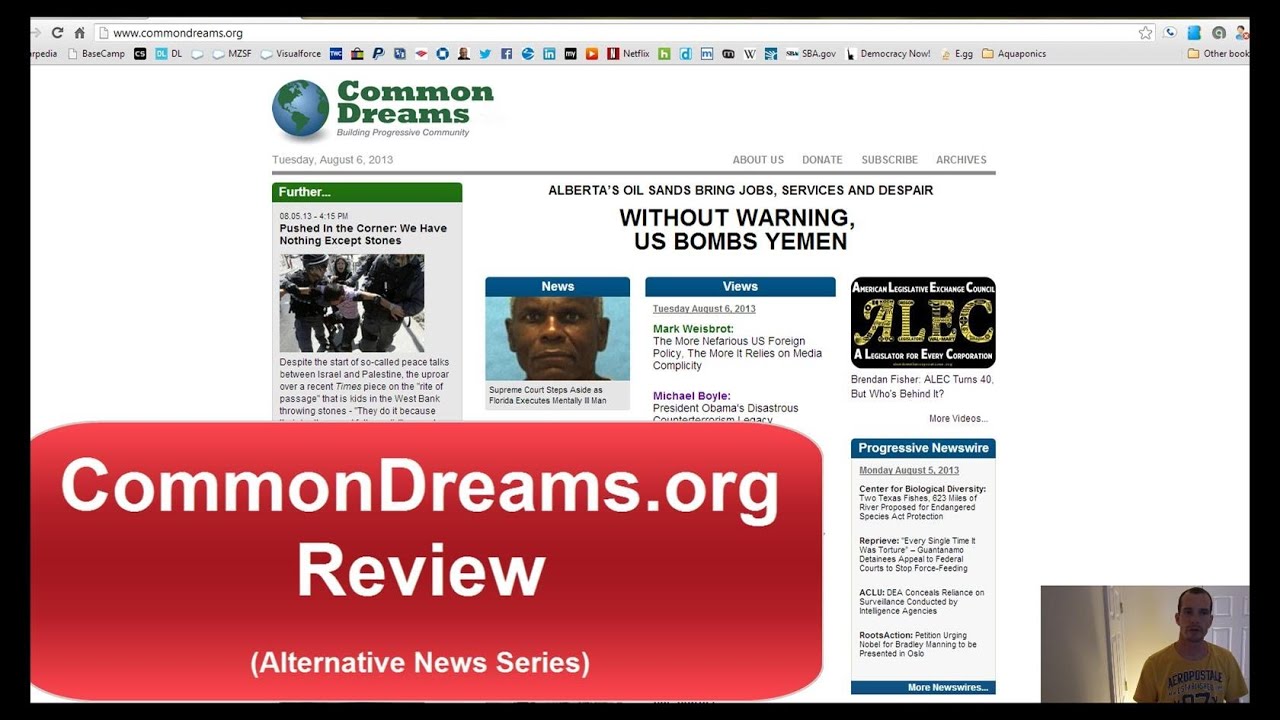 CommonDreams.org Review (Alternative News Series)