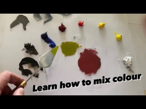 What is COLOUR THEORY???  [hue and saturation] colour wheel/ oil painting