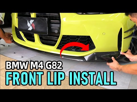 How to install a front lip/spoliler for M3 G80 M4 G82?
